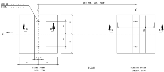 BN-DS-J18 Foundation for horizontal vessel - 1