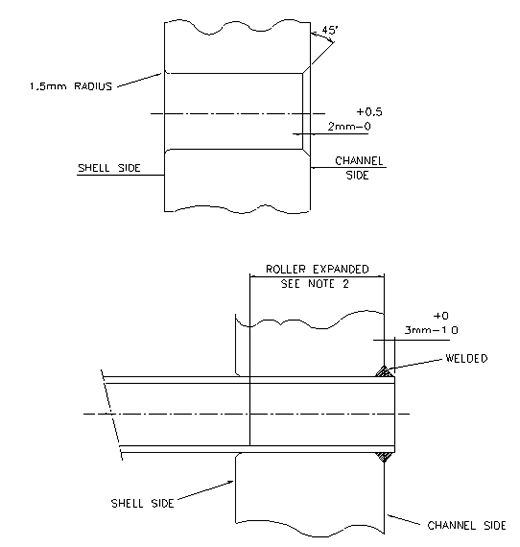 BN-DS-T21 Typical detail tube hole rolling and welding tubes (without ...